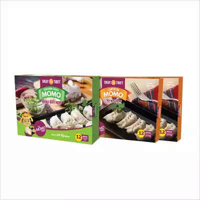 Tasty Tibet Chicken Chilli & Chicken Basic Momo Combo Pack ...